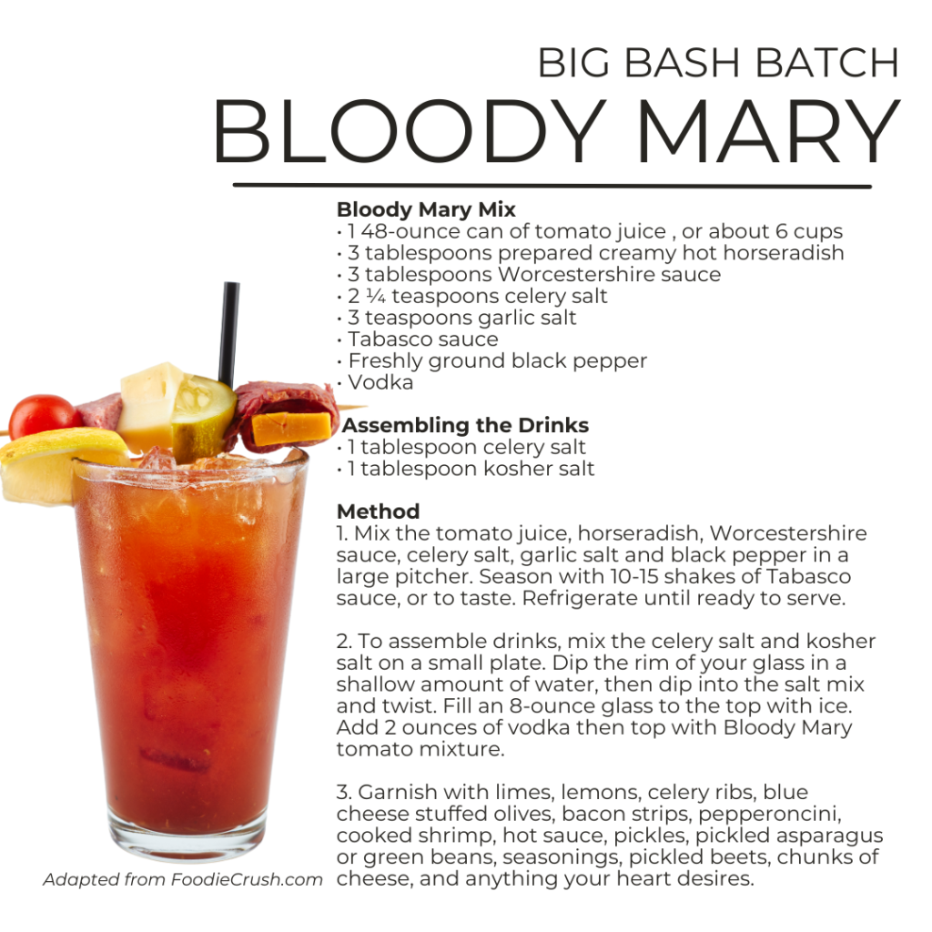The Perfect Bloody Mary Party! - Carson Valley Meats